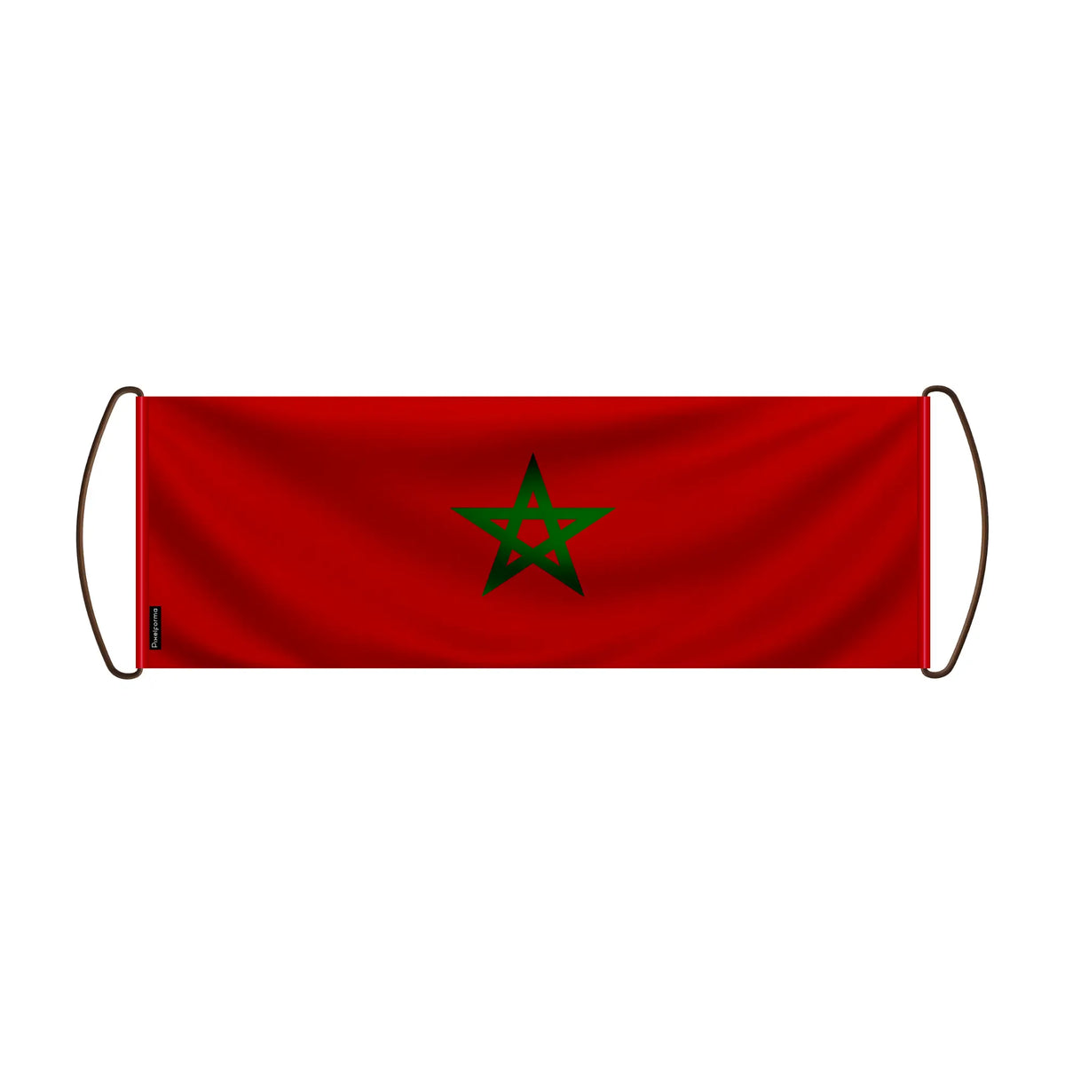 Festive hand-held polyester Morocco scroll banner – Pixelforma
